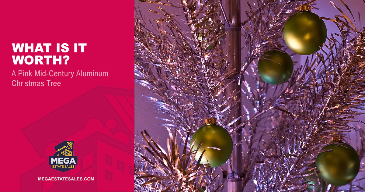 Pink Mid-Century Evergleam Aluminum Tree - What's It Worth?